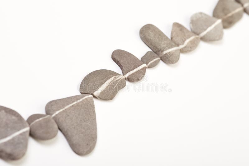 Line made of many pebbles stock image. Image of pattern - 29595761