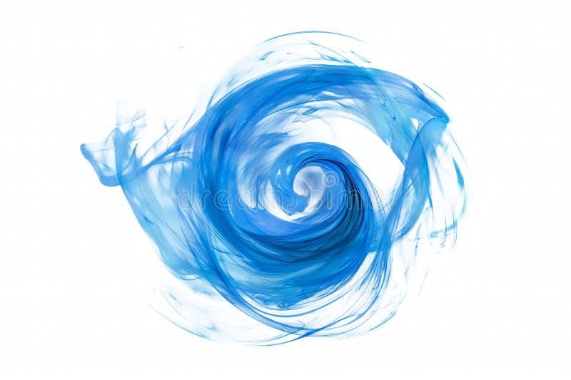 Line of Magical Blue Light Swirl Effects Stock Image - Image of ...