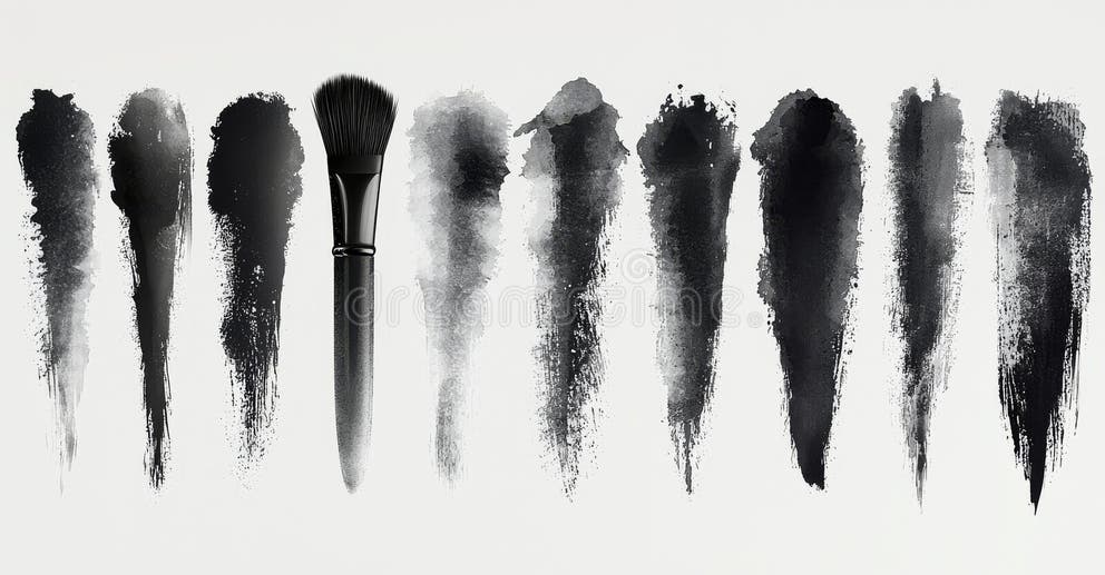 A Line Marker Stroke Featuring an Underline, a Marker Highlight Brush ...