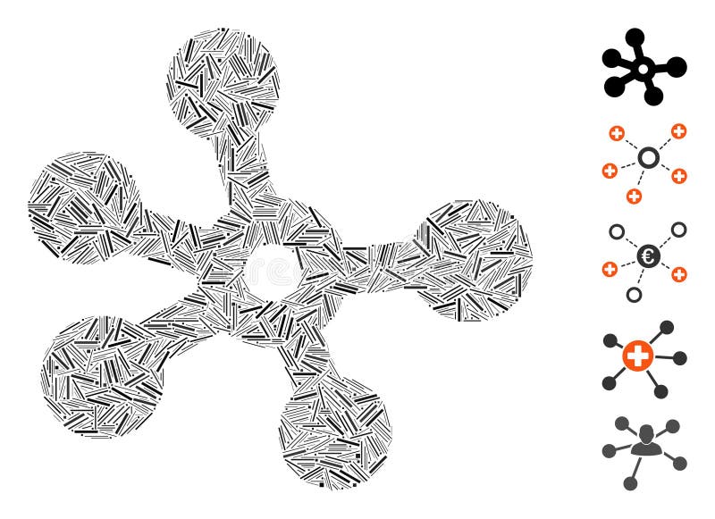 Line Mosaic Connections stock illustration. Illustration of cooperation ...