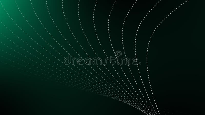 Artistic Movement of Geometric Line. Abstract Geometric Simple Line ...