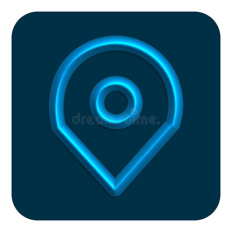 Line Neon Web Icon stock illustration. Illustration of setting - 270422927