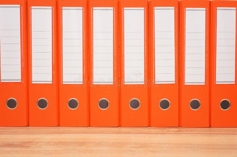 Office Folders with Documents Stock Image - Image of file, organizing ...