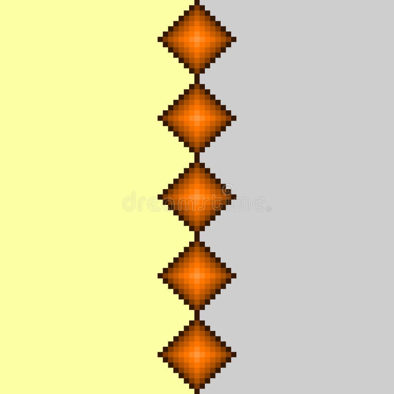 Pixelated Orange Art Background Wallpaper Stock Illustration ...
