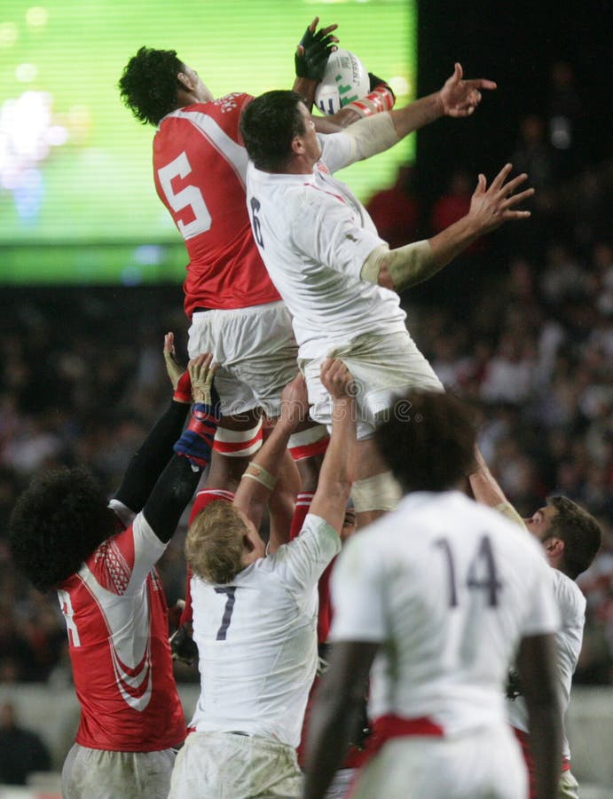 Line-out editorial stock photo. Image of grass, stadium - 13286068