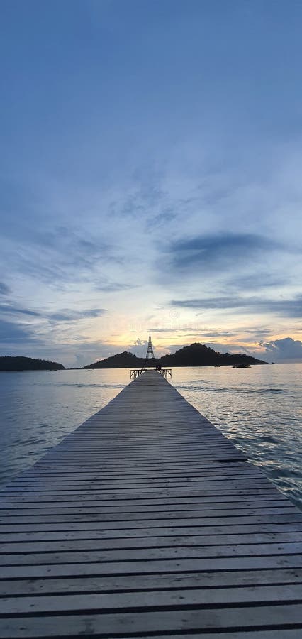 Line over the see #sea stock image. Image of freezing - 207080689