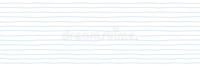 Line Paper Pattern. Linear Notebook Seamless Background. Vector School ...