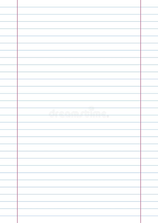 A4 Line Paper. stock vector. Illustration of design, note - 84193362