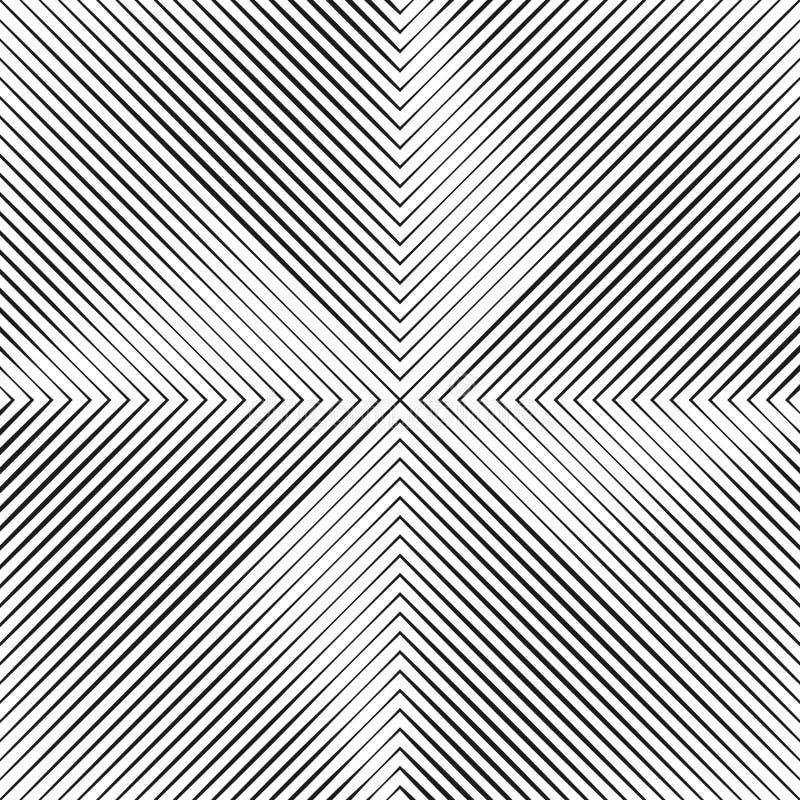 Line Pattern Illustration. Black and White Texture. Geometric Abstract ...