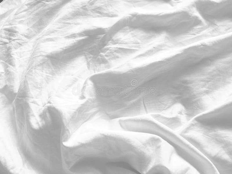 The Line and Pattern of this Silky, White Fabric Create a Visually ...