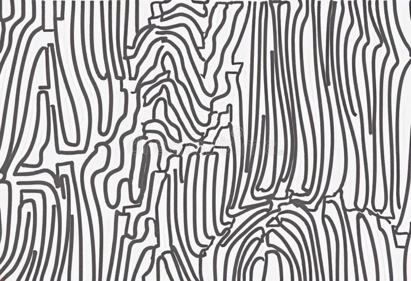 Collection of Simple Grid With Stripes. Square Doodle On White ...