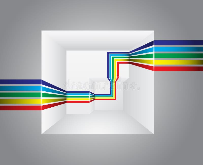 Line Perspective Company Icons and Black Vector Buildings Set, Isolated ...