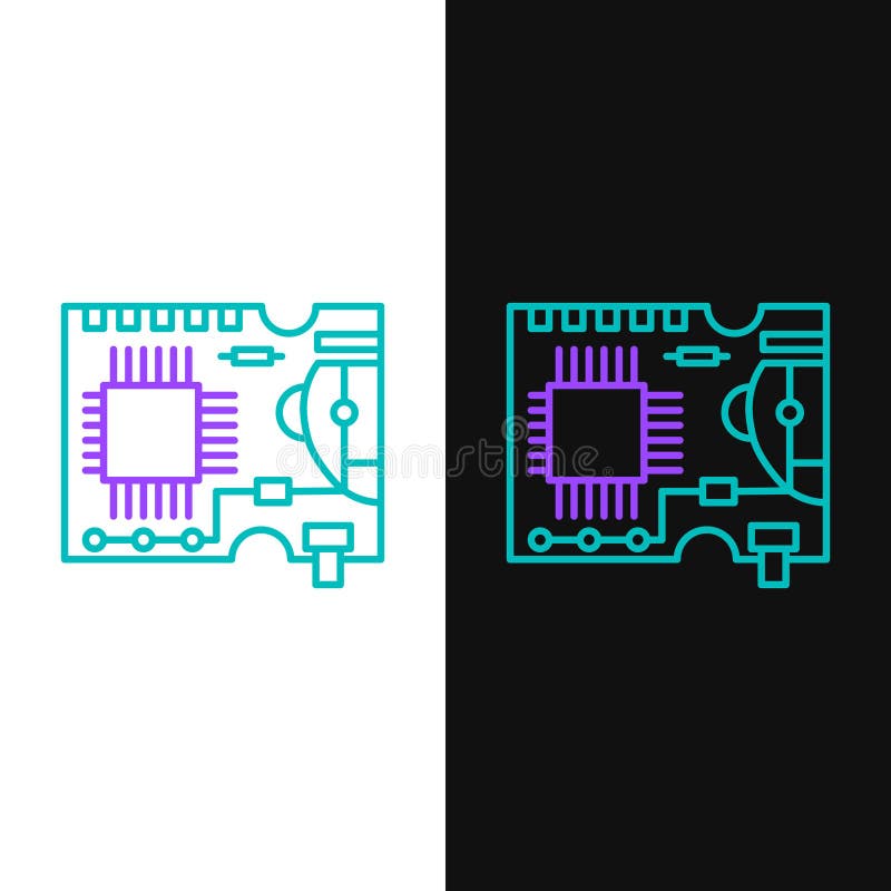 Pcb Line Connection Stock Illustrations – 515 Pcb Line Connection Stock ...