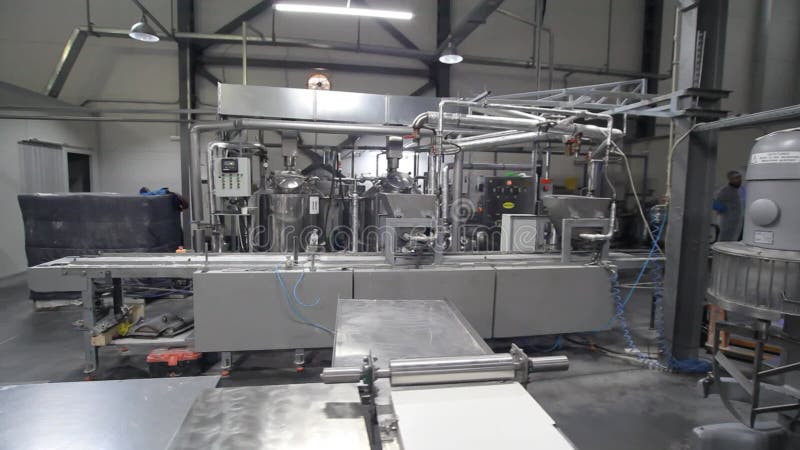 Line for the Production and Packaging of Sweets in a Chocolate Factory ...