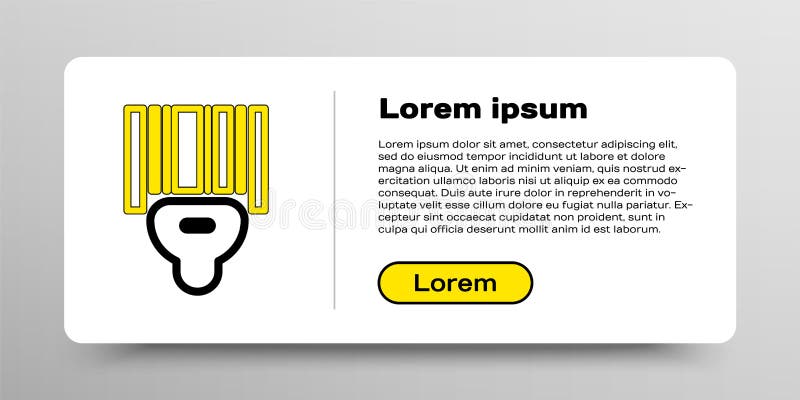 Line Scanner Scanning Bar Code Icon Isolated on White Background ...