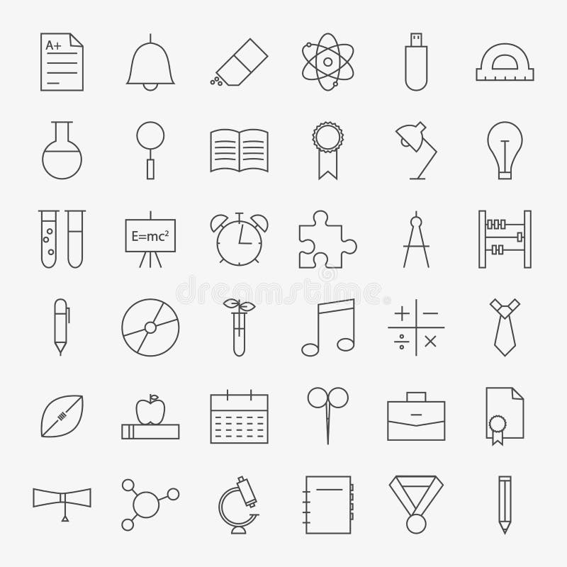 Big School Education Icons Collection Stock Illustrations – 1,343 Big ...