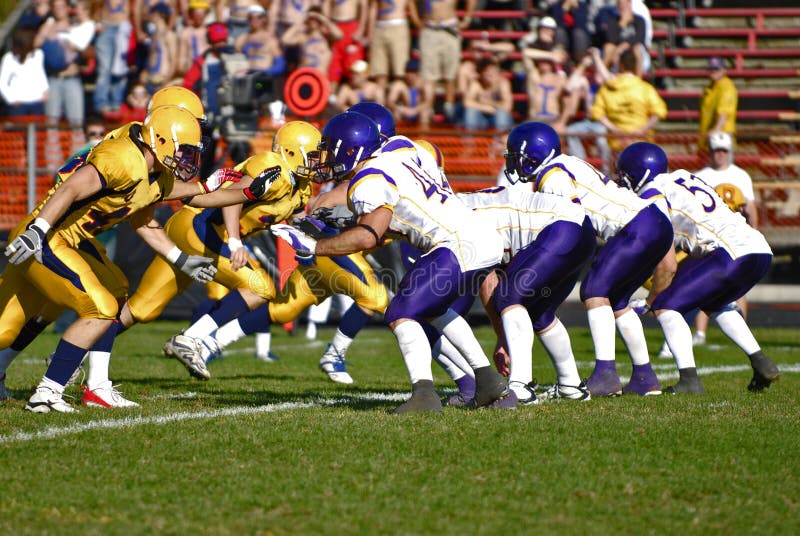 Line of scrimmage stock image. Image of scrimmage, football - 4292989