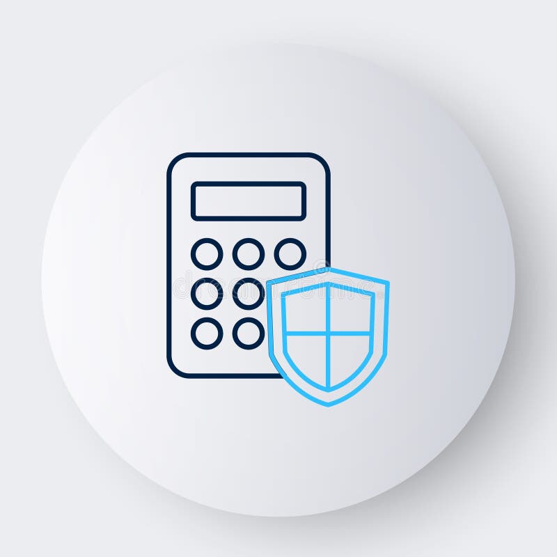 Keypad Control Panel with Buttons Stock Illustration - Illustration of ...