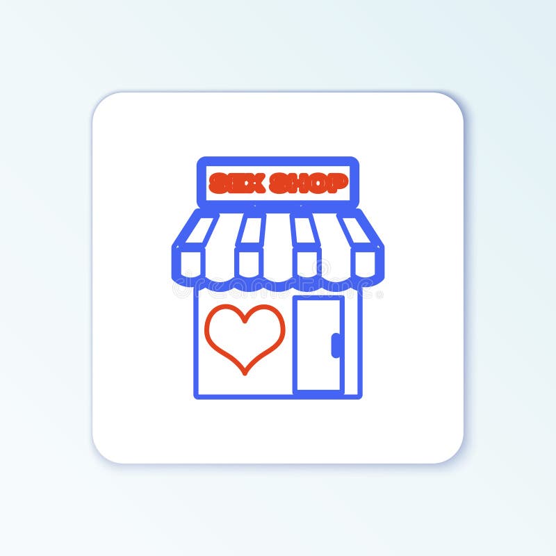 Sex Shop Flat Design Concept Stock Illustrations 201 Sex Shop Flat