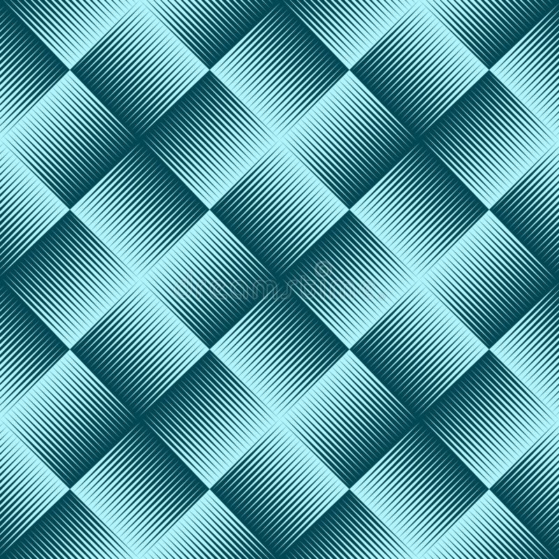 Line Shaded Geometric Seamless Pattern. Stock Vector - Illustration of ...