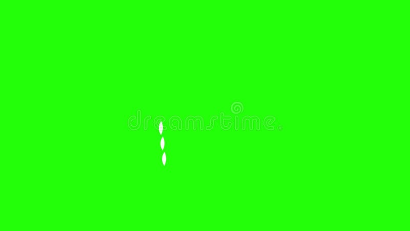 Line Shape Elements Motion Graphics with Green Screen. Flash Fx ...