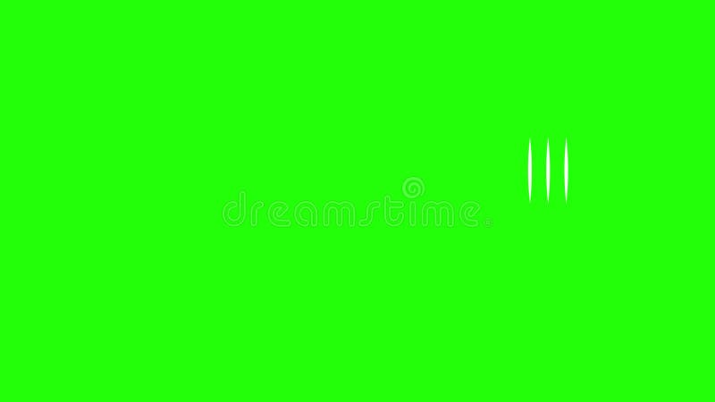 Line Shape Elements Motion Graphics with Green Screen. Flash Fx ...
