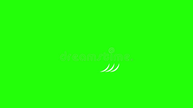 Line Shape Elements Motion Graphics with Green Screen. Flash Fx ...
