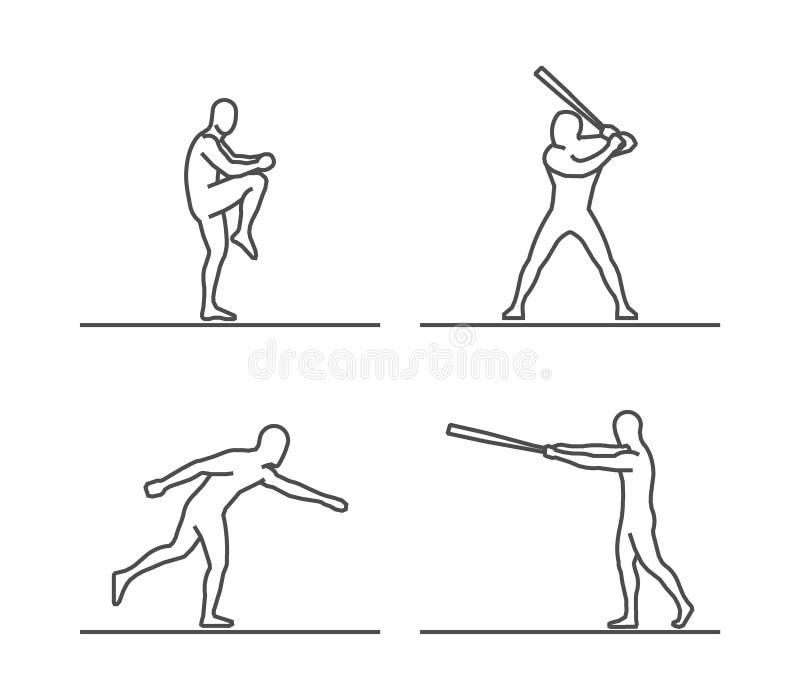 Softball Figures Stock Illustrations – 20 Softball Figures Stock ...