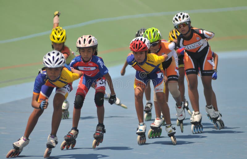 In Line Skate Competition editorial photo. Image of indonesia - 43768826