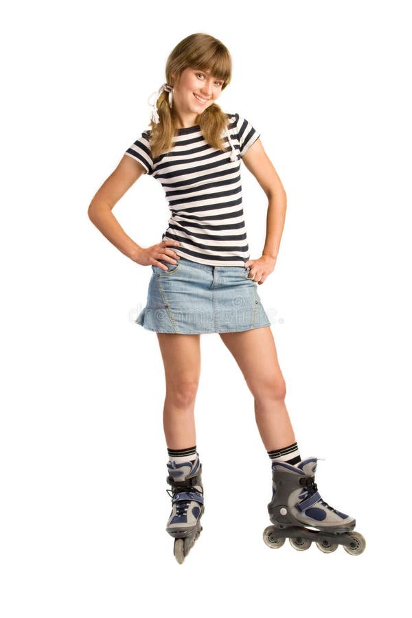 In-line skating stock image. Image of healthy, indoors - 27450873