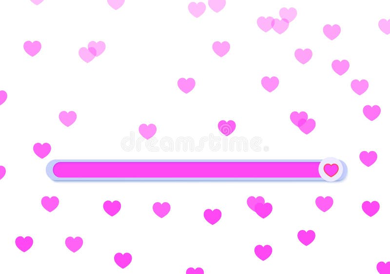 Line of Sliders for Determining the Level of Approval. Movable Simple ...