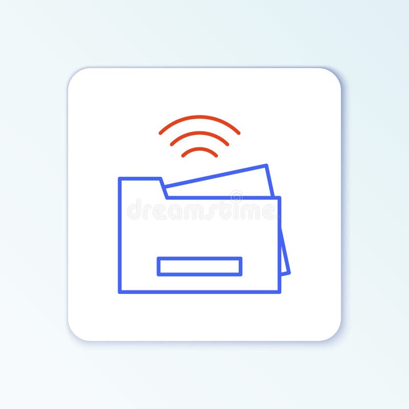 Smart Printer Icon. Wireless Connection Sign for Web, Mobile Apps and ...