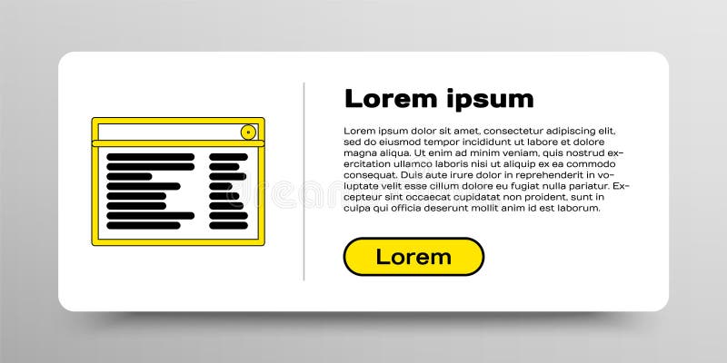 Line Software Web Developer Programming Code Icon Isolated On White Background Javascript