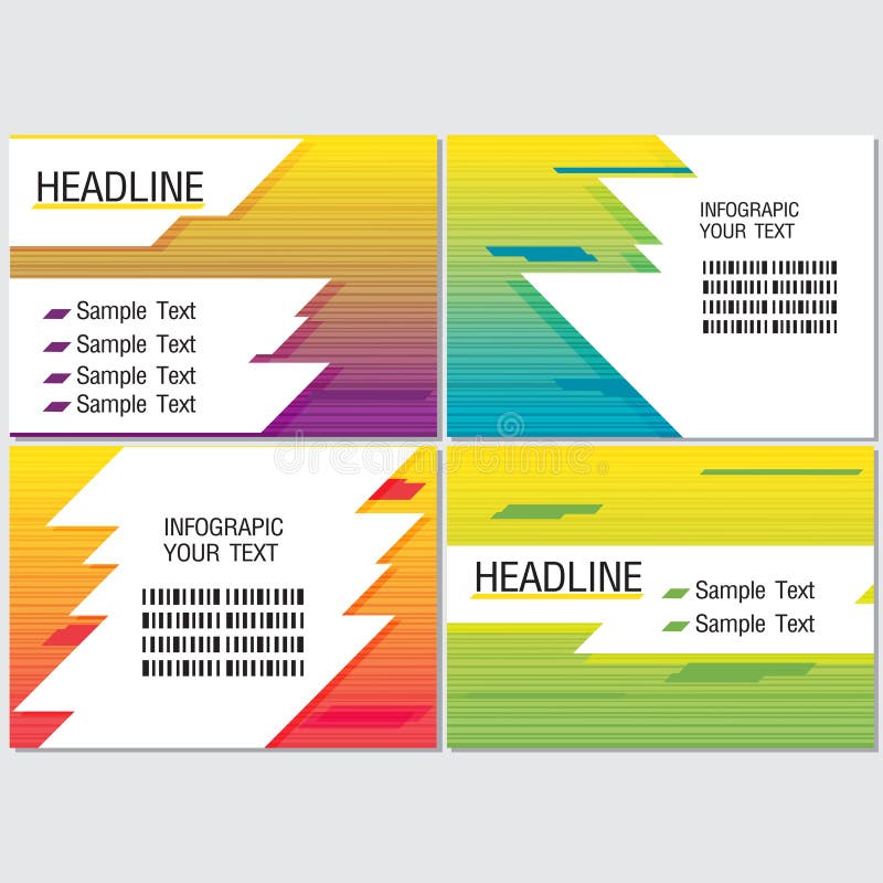 Line Speed Color Info Graphic Modern Vector Stock Illustration ...