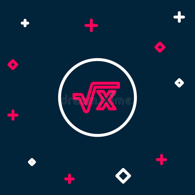 Square Root Outline Stock Illustrations – 2,386 Square Root Outline ...