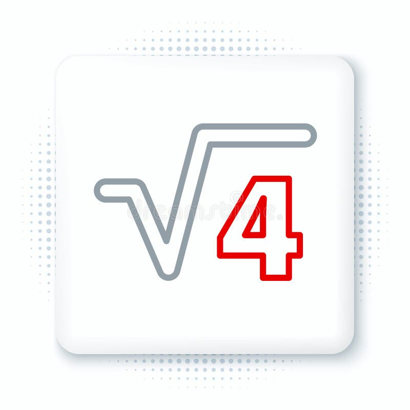 Square Root Sign Outline Stock Illustrations – 1,505 Square Root Sign ...