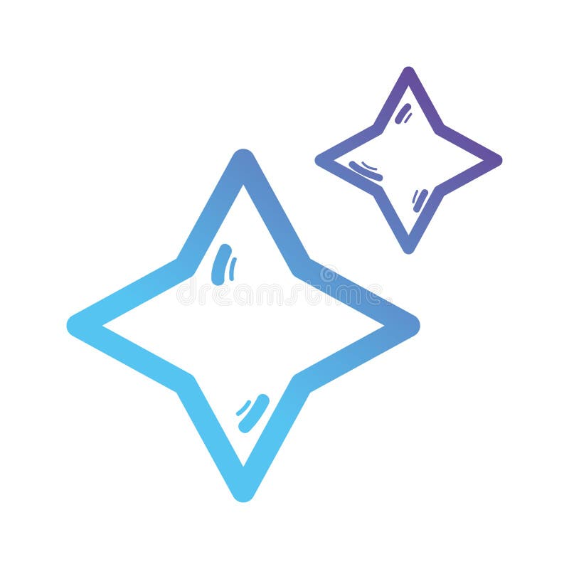 Line Stars Cosmos Galaxy in the Space Stock Vector - Illustration of ...