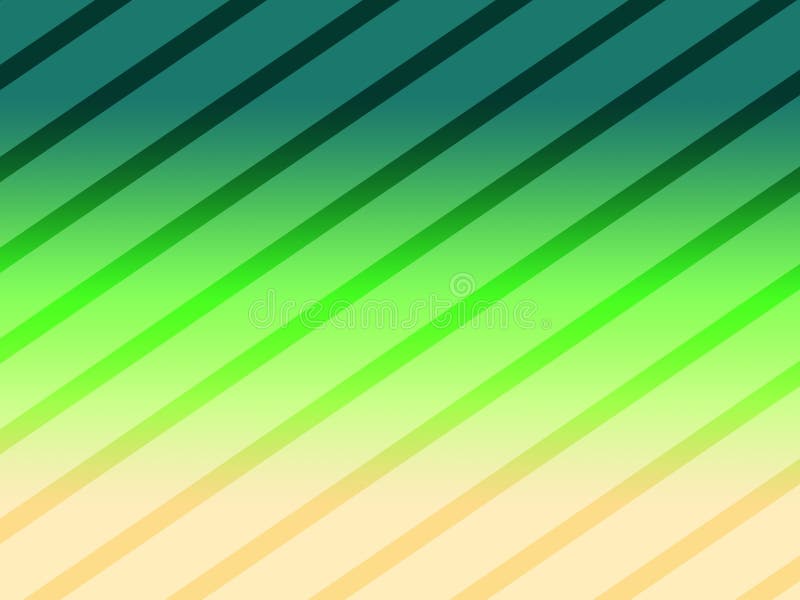 Line Stripes Green and Cream Gradient Color Abstract Background Stock ...