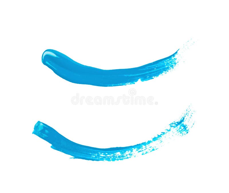 Line Stroke of Paint Isolated Stock Image - Image of smear, graphic ...