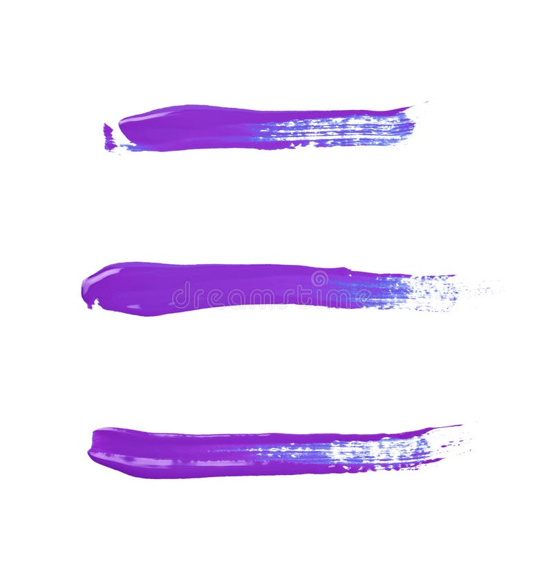 Line Stroke of Paint Isolated Stock Photo - Image of artistic, acrylic ...