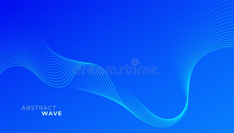 Line Style Abstract Wave with Curvy and Smooth Movement Background ...