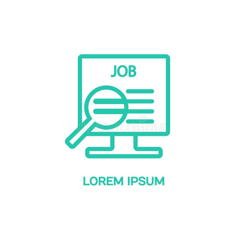 Line Style Logotype Template Stock Vector - Illustration of graphic ...