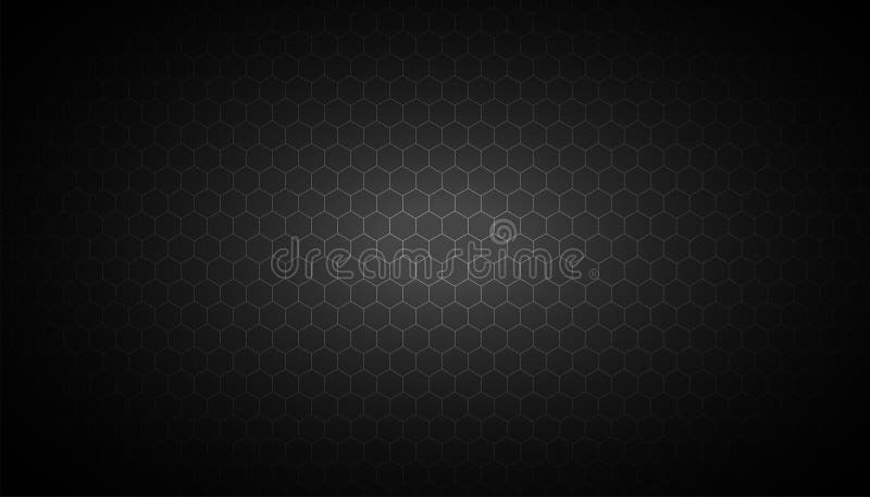 Line Style Modern Honeycomb Structure Ark Background Design Stock ...