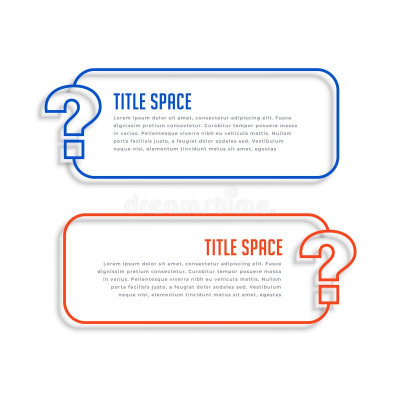 Line Style Web Help and Support Banners Stock Vector - Illustration of ...