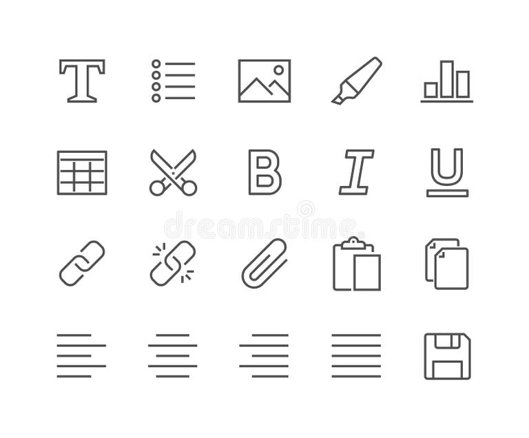 Cut Copy Paste Icons Line Stock Illustrations – 111 Cut Copy Paste ...