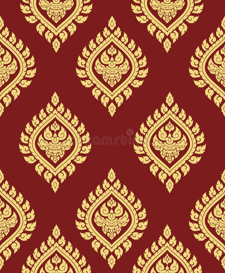 Traditional Thai Line Art Painting Stock Illustrations – 577 ...