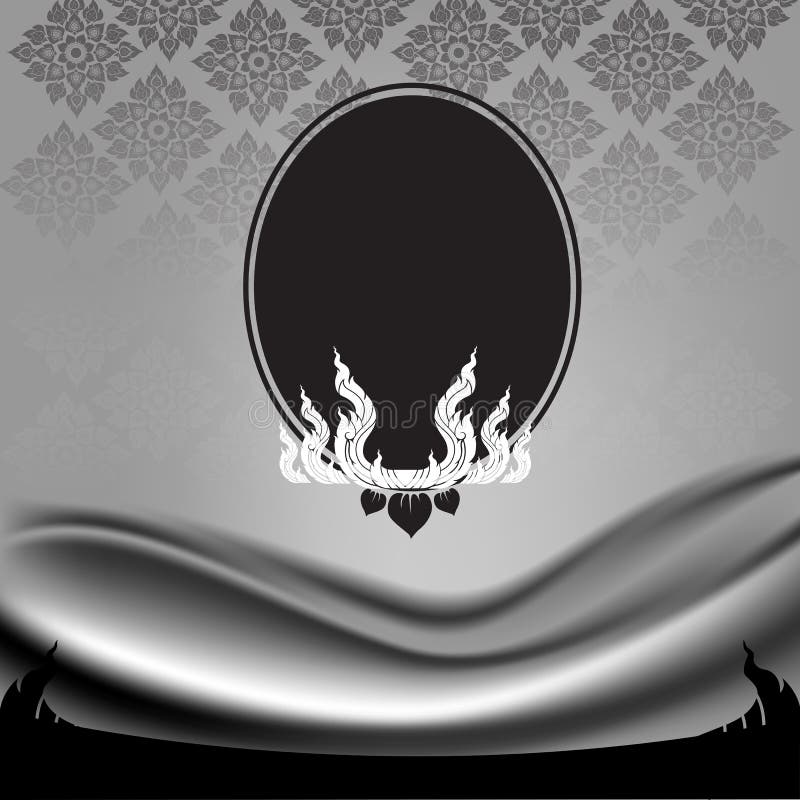 Line Thai Traditional Thai Style Pattern Vector. Stock Vector ...