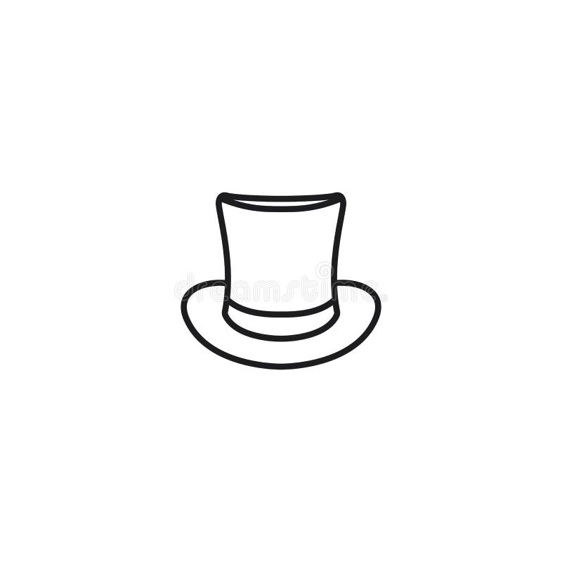 Top Hat Line Art Stock Illustrations – 2,993 Top Hat Line Art Stock ...