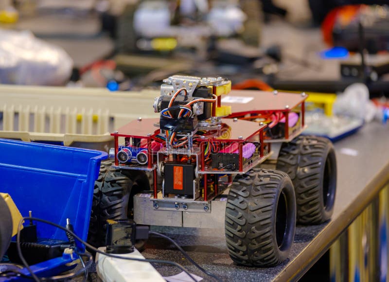 Line Tracking Stem Ev3 Robot Stock Photo - Image of engineering ...