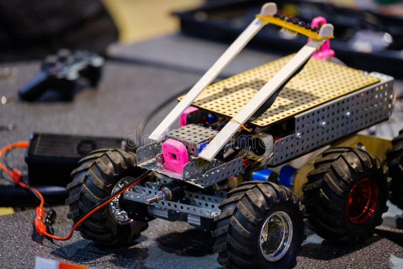 Line Tracking Stem Ev3 Robot Stock Photo - Image of engineering ...